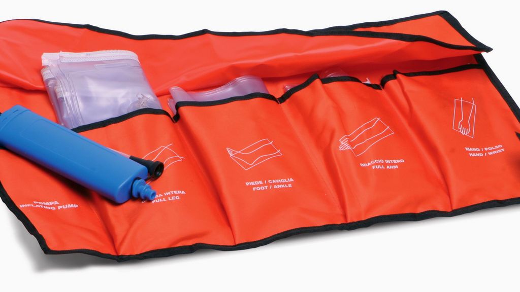 Juego de férulas inflables